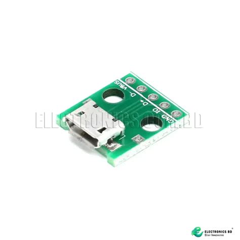 Micro Usb To Pcb 254mm Dip 5 P Adapter Module Latest Price In