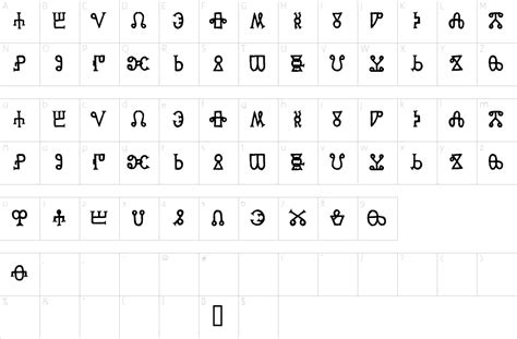 Glagolitic Font 1001 Free Fonts