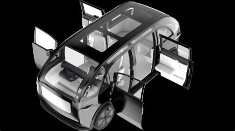 Canoo Vehicle 3d Model By Defost