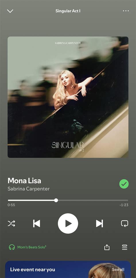 “dont Leave Me Hanging Like The Mona Lisa” Lyric Was Sooo Good R Sabrinacarpenterdisc