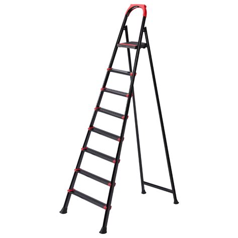 Scara Metalica Articulata Negru Un Tronson 7 Trepte Mathaus