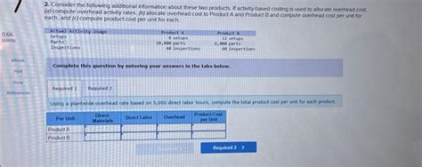 solved exercise 17 11 algo computing product cost per unit