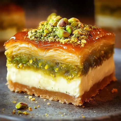 Baklava Pistachio Cheesecake Recipe A Unique Fusion Dessert
