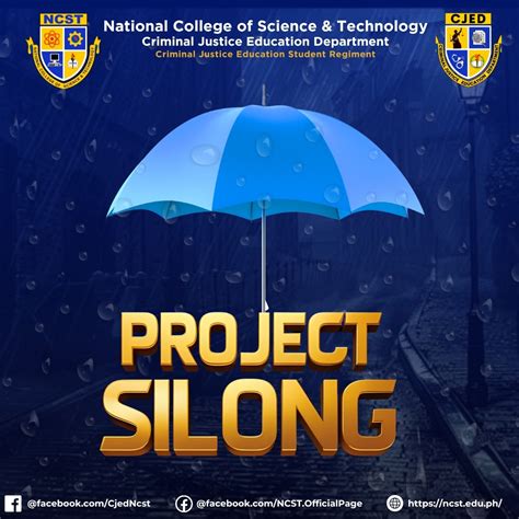 Ncst 🛡️𝐂𝐉𝐄𝐃 𝐒𝐮𝐩𝐩𝐨𝐫𝐭𝐬 𝐒𝐢𝐥𝐨𝐧𝐠 𝐏𝐫𝐨𝐣𝐞𝐜𝐭 𝐏𝐚𝐲𝐨𝐧𝐠 ☂️ 𝐓𝐡𝐞 𝐂𝐫𝐢𝐦𝐢𝐧𝐚𝐥 𝐉𝐮𝐬𝐭𝐢𝐜𝐞 𝐄𝐝𝐮𝐜𝐚𝐭𝐢𝐨𝐧 𝐃𝐞𝐩𝐚𝐫𝐭𝐦𝐞𝐧𝐭