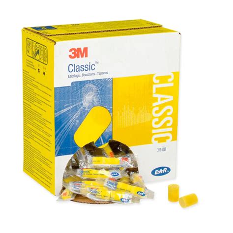 3m E A R Classic Foam Ear Plugs Nrr 29db Uncorded 200prbx Safety Express