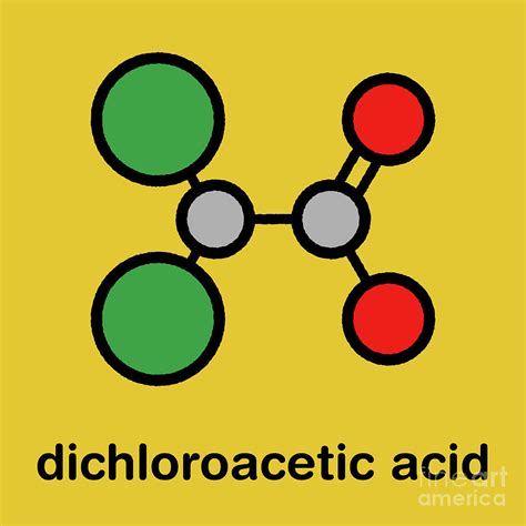 Dichloroacetic Acid Molecule 2 By Science Photo Library