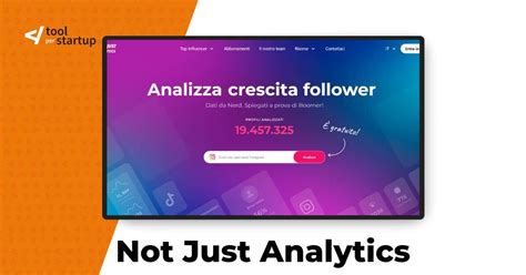 Not Just Analytics Per Analizzare Il Profilo Instagram Toolperstartup
