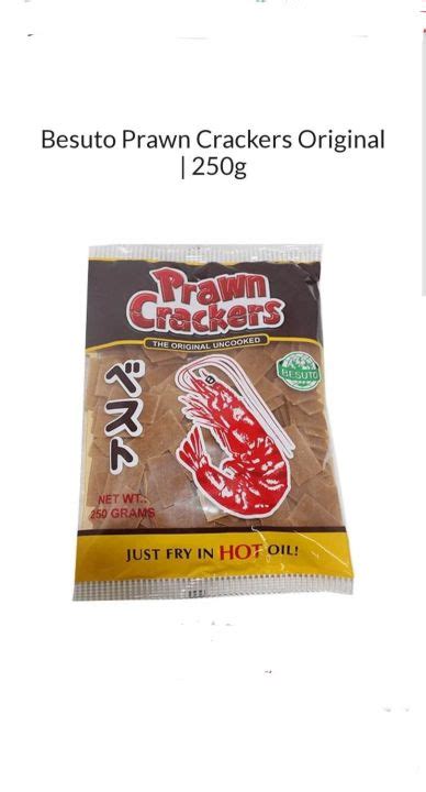 Besuto Prawn Cracker Original Flavor 250g Lazada Ph
