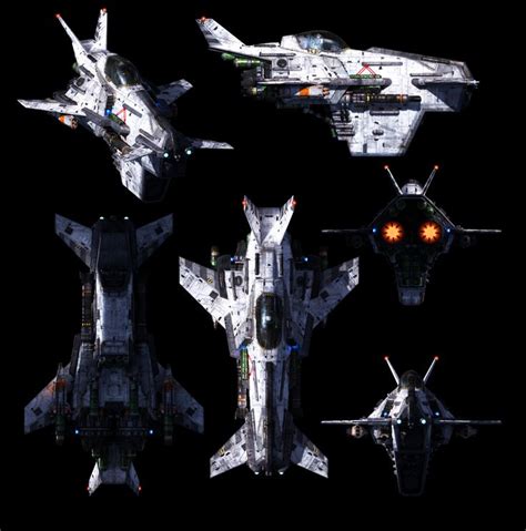 Wings Of Saint Nazaire Small Civilian Ship Aircraft Art Spaceship