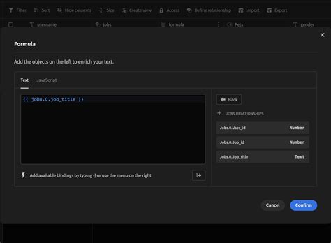Budi 7593 Postgres Datasource Formulas Doesnt Allow For Relationship Fields To Be Used In