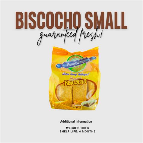 Bongbongs Biscocho Small Shopee Philippines