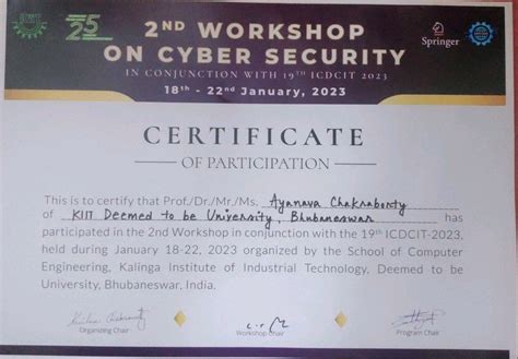 Ayanava Chakraborty On Linkedin Experience Cybersecurity Workshop