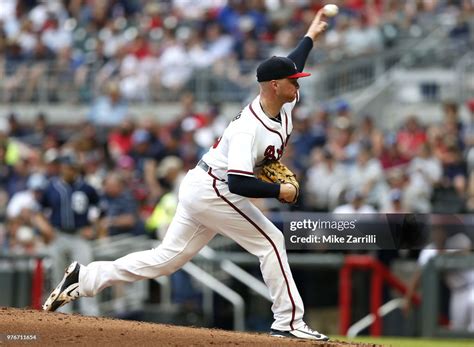 Pitcher Sean Newcomb Of The Atlanta Braves Throws A Pitch In The