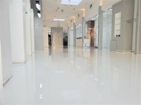 White Epoxy Floor Coating At Neal Hutchison Blog