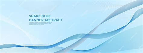 Premium Vector Abstract Blue Smooth Wave On White Background Dynamic Sound Wave Design Element