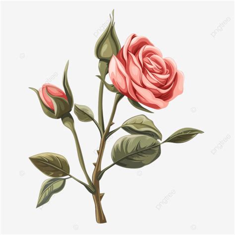 Dibujo De Capullo De Rosa Png Vectores Psd E Clipart Para Descarga Gratuita Pngtree