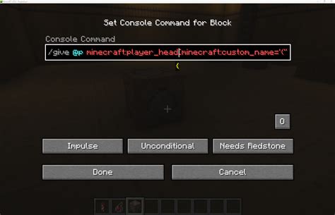 Command Block Error Message Rminecraft