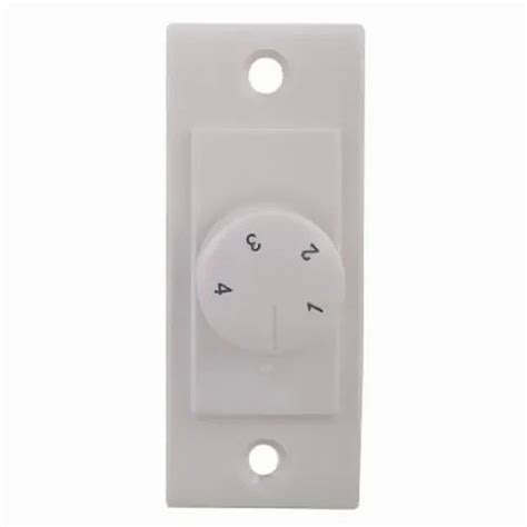 Anchor White Fan Regulator Electric Switch 4 Step At ₹ 50piece In Thane