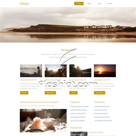 Classic 2 Free Html5 And Css Template Flashiat