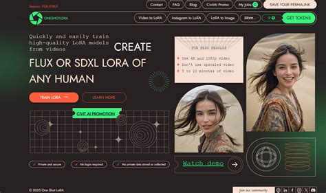 One Shot Lora Turn Videos Into Realistic Ai Character Models Aitoolnet