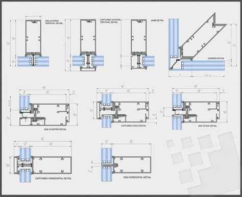 Glass Curtain Wall Detail Elevation Glass Walls Glass Curtain Wall
