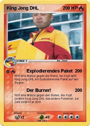 Pokémon King Jong Dhl Explodierendes Paket My Pokemon Card