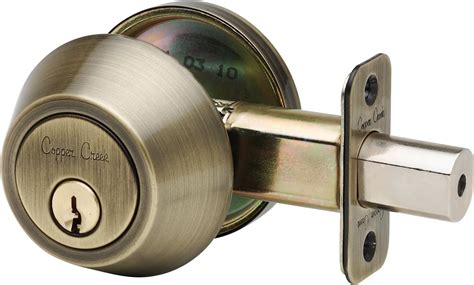 Kwikset 663 Single Sided Deadbolt In Antique Brass Thumbturn One Side
