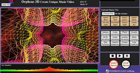 Github Wolfkanglimorpheus3d Music Visualizer Orpheus 3d Interactive Music Video With
