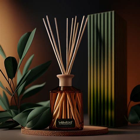 Amber Square Glass Bottle Diffuser Packaging Buy Product On Wewood