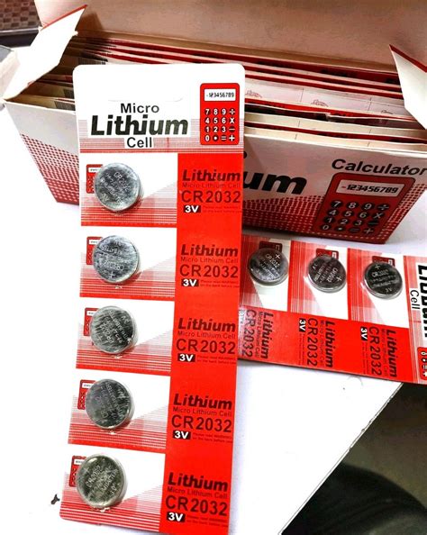 Round Micro Lithium Cell 3v Model Namenumber Cr2032 Cell Size Aa