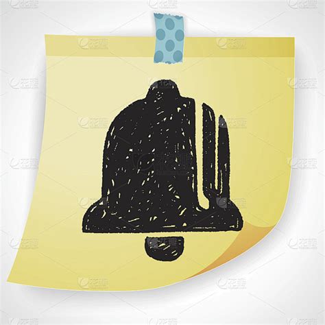 圣诞钟声涂鸦画