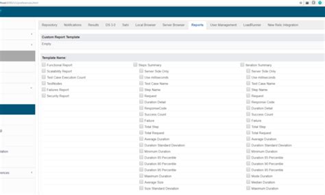 List Of All The Reports Available Within Test Case Execution Report