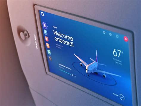 Flight Onboarding And Take Off Design Flight Information Display