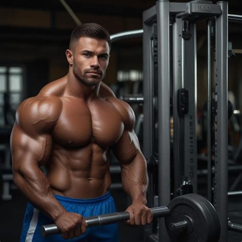 Premium Photo A Gym Body Builder Man