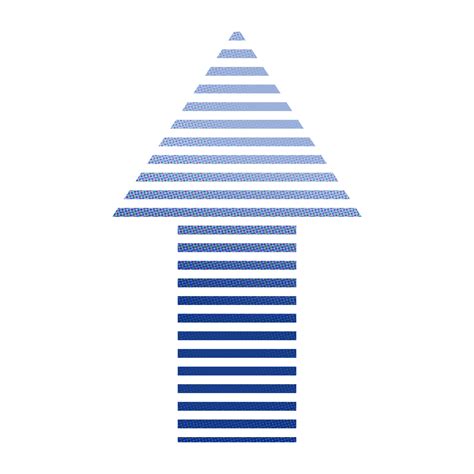 Blue Arrow Up Direction 24382381 Png