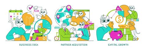 Startup Flat Vector Illustration Stock Vector Illustration Of