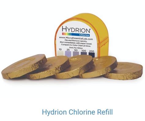 Hydrion Chlorine Test Strip Refill Lazada Ph