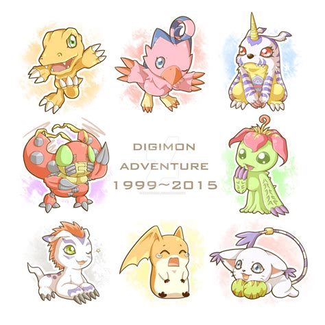 Digimon Adventure 01081999 Digidestineds Digimon Rookie Level