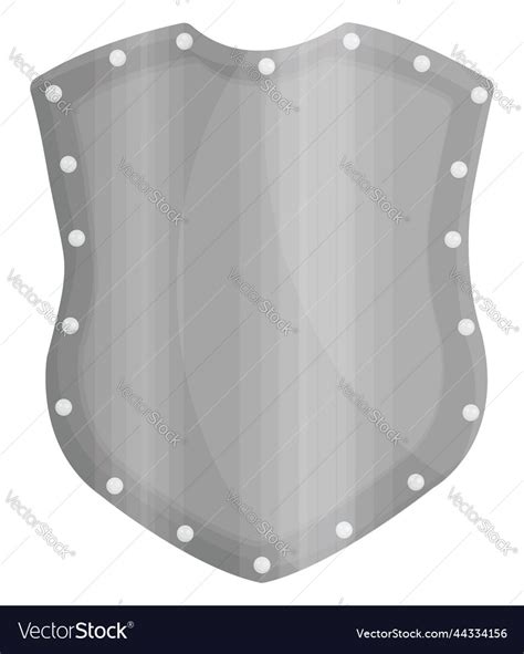 Medival Shield On A White Background Royalty Free Vector