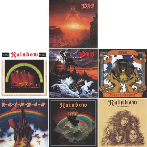 7 Cds Rainbow Dio Lacrados Frete Grátis