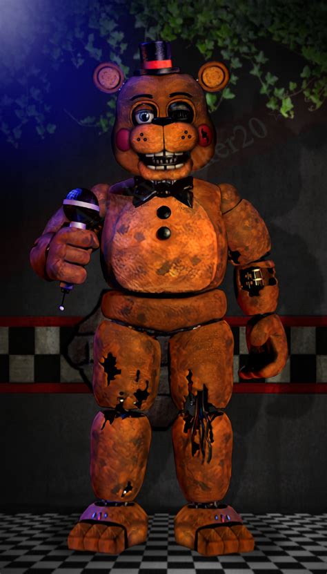 Withered Toy Freddy By Aleskywalker20 By Aleskywalker20 On Deviantart