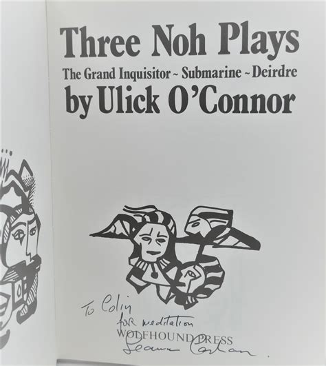 Three Noh Plays Illustrations By Christopher Casson 1978 Ulysses Rare Books