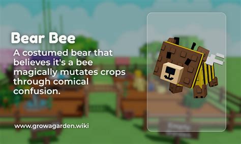 Bear Bee Grow A Garden Wiki