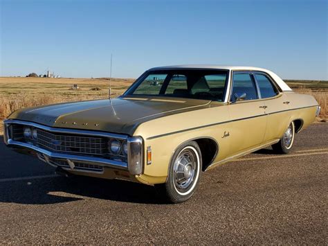 1969 Impala V8 327 4 Door Original 1 Owner Chevy 69 70 Ss Sedan Caprice