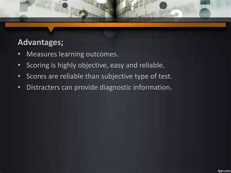 Objective Test Type Pptx