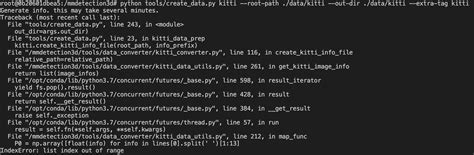 kitti dataset datasplit error · issue 753 · open mmlab mmdetection3d