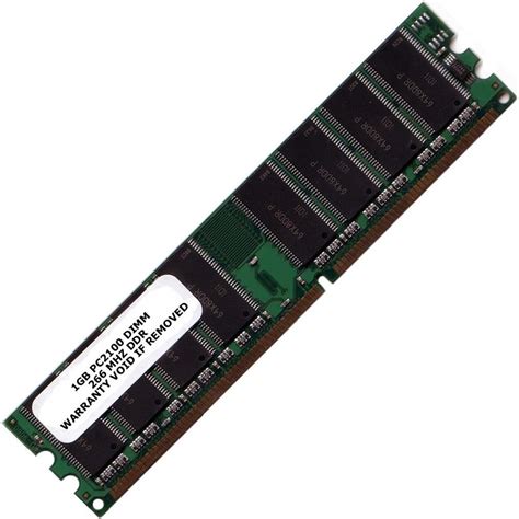 transcend ddr1 1gb 266mhz pc2100 ram memoria modulo ddr dimm computer