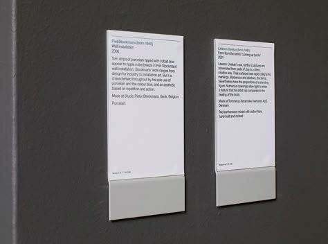 10 Best Exhibition Label Images Display Design Signage Wayfinding