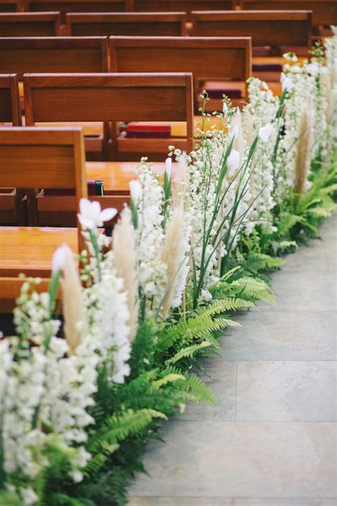 Aisle Wedding Decorations Church