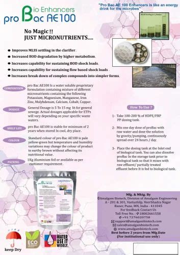 50 Kg Grade Standard Biotech Grade Water Oxygen Booster Oxy Enhancer Micronutrients For